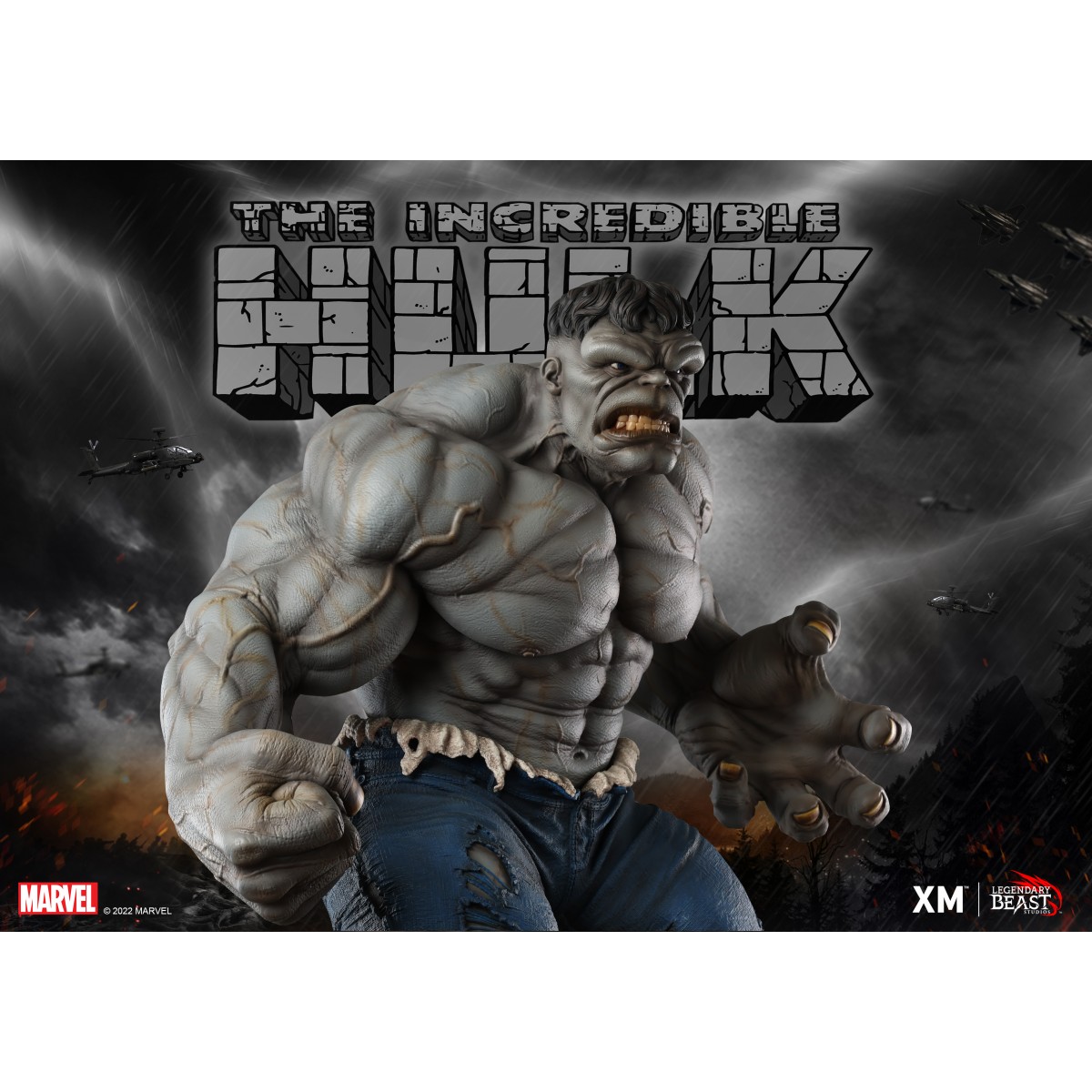 XM Studios The Incredible Hulk: Grey Hulk Version 3rd Scale